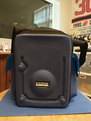 Official GameCube Carrying Case Vinyl Blue plastic BD&A Nintendo ...