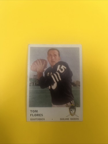 1961 Fleer - Tom Flores #188 (RC) | eBay