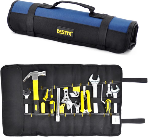 Tool Roll Organizer - 35 Pockets Roll up Bag Wrench/Pliers Pouch for ...