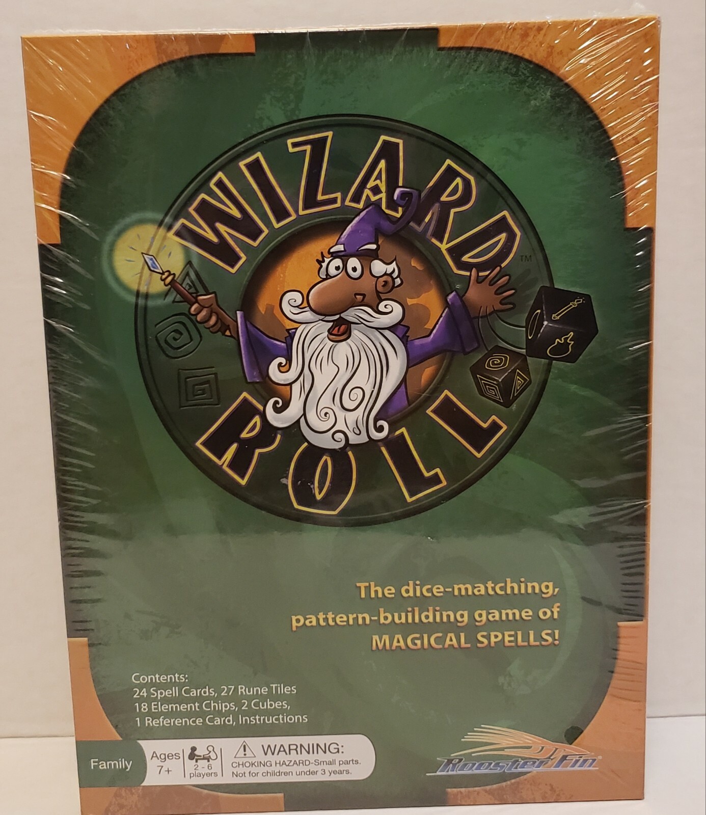 Wizard Roll Family Board Game - Match Shapes Using Dice & Cards To ...