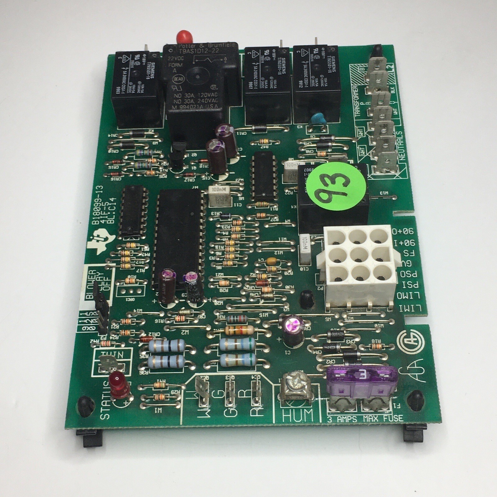Goodman B18099-13 Amana Furnace Control Board B1809913s for sale online ...