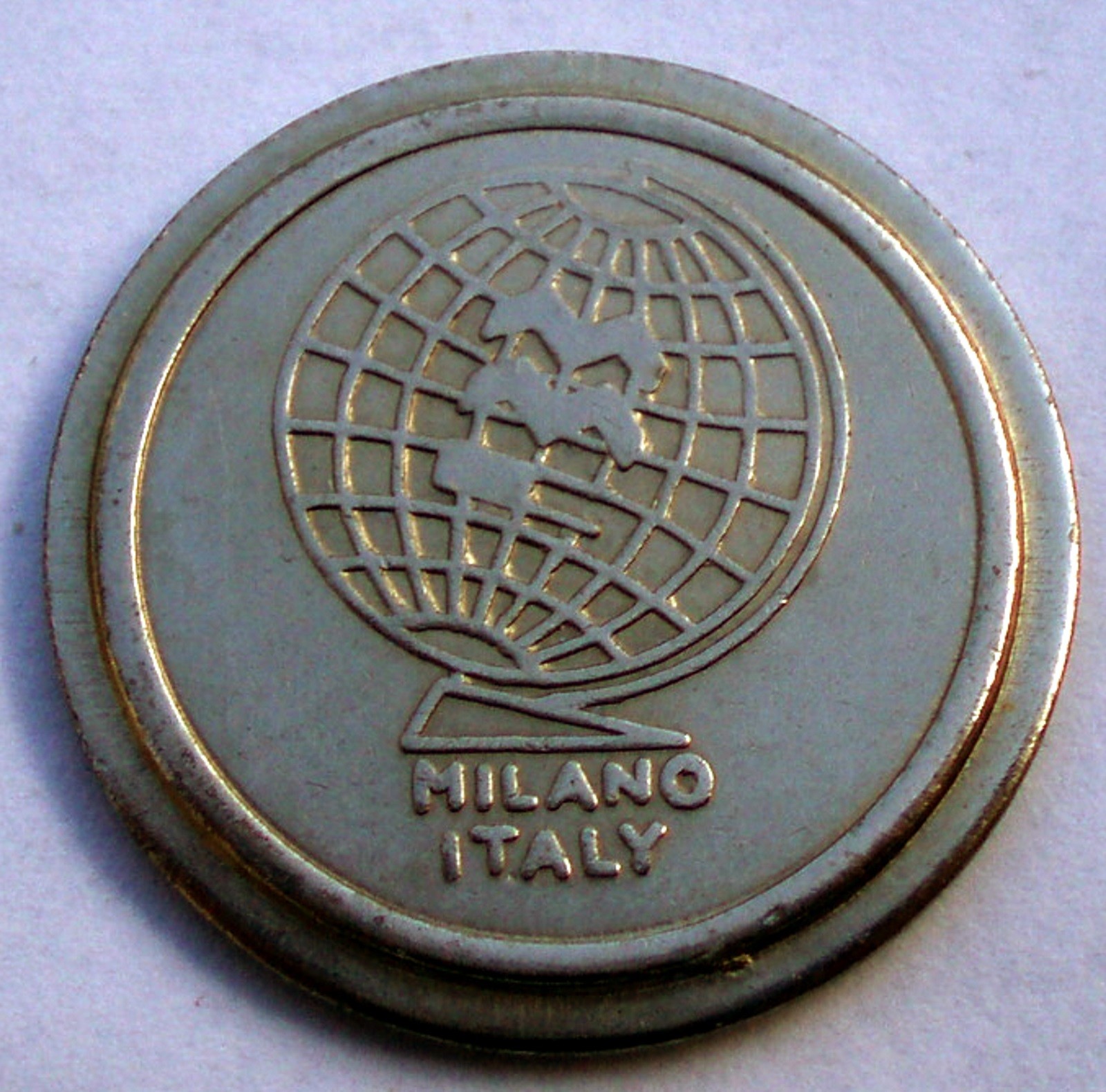 MILANO ITALY GETTONE Token 24mm 5.7g Nickel Plated Steel M5.6 | eBay
