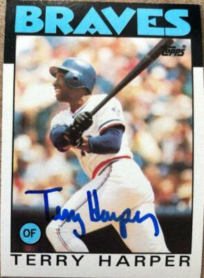 Terry Harper Autographed 1986 Topps #247 | eBay