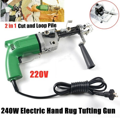 220V 240W 50~60Hz Carpet Weaving Rug Machine Cut Electric Hand Rug ...