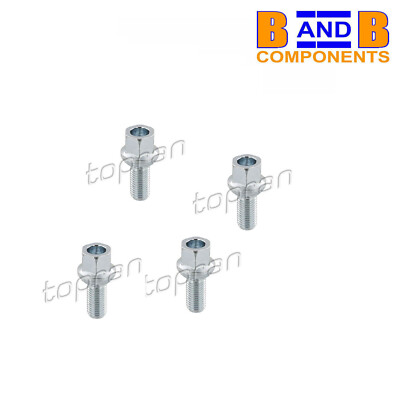 VW WHEEL BOLT STUDS x 4 GOLF MK1 MK2 MK3 1.3 1.4 1.6 1.8 1.9D 4 Stud ...