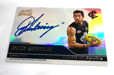 2020 Select AFL Dominance Players Ink Signature Card PIS3 JACOB ...