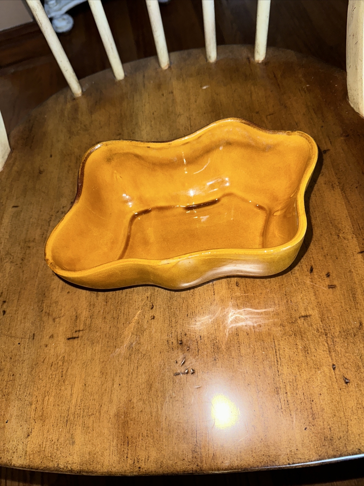 VINTAGE 1950'S/60'S UPCO UNGEMACH POTTERY CO USA CERAMIC PLANTER gold ...