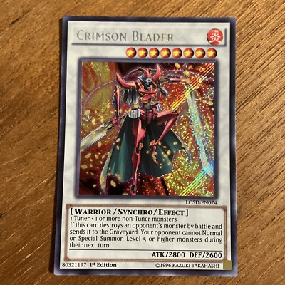 Yu-Gi-Oh! TCG Crimson Blader Legendary Collection 5D's LC5D-EN074 1st ...