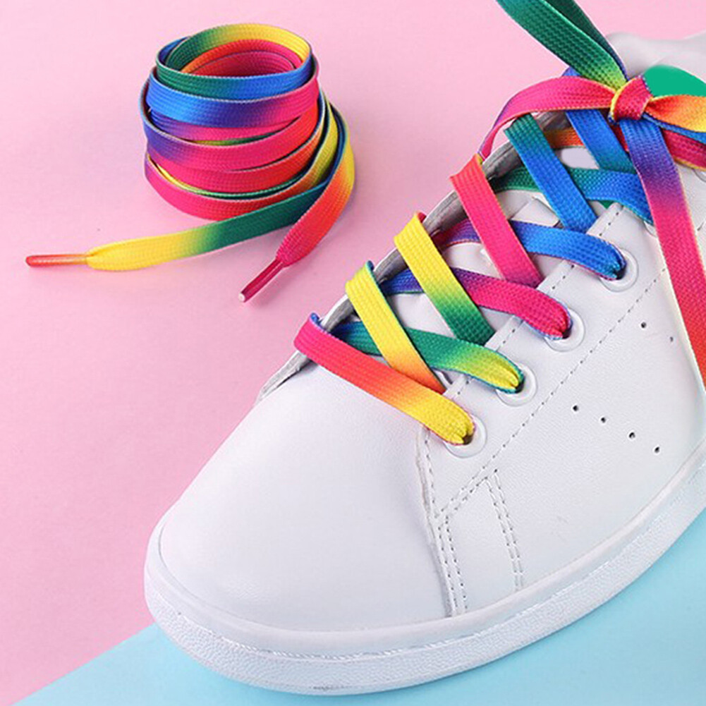 Printed Shoelaces Sport Sneaker Shoe Laces Strings Colored Shoe Laces ...