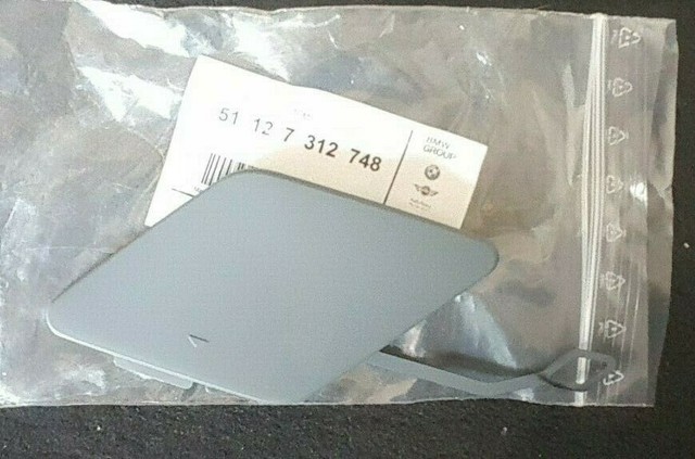 OEM BMW 3 F30 Rear Bumper Tow Hook Eye Cap Cover 51127312748 Genuine ...