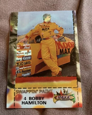 Bobby Hamilton NASCAR Trading Card Rare Gold Foil SW4 | eBay