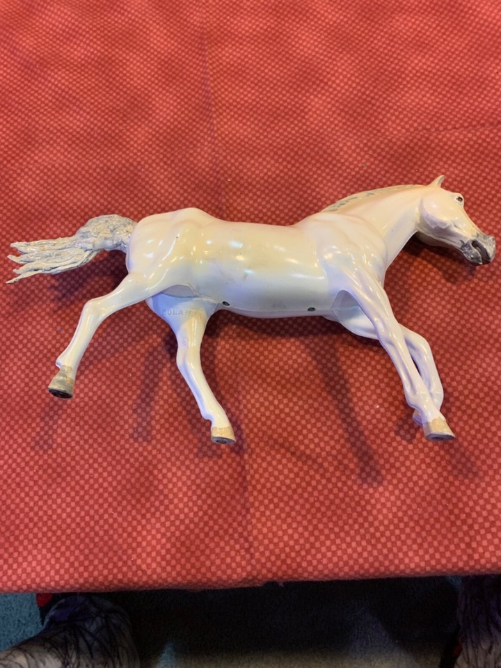 American Character Bonanza Horse 1960 has been painted Cream color ...