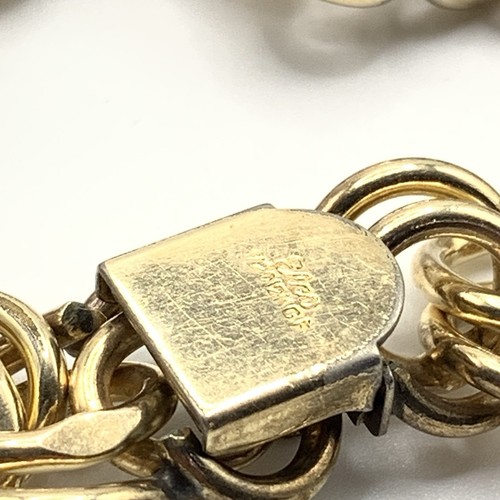 Vintage ~ ELCO 12K Gold Filled Woven Links Charm Bracelet With Safety ...