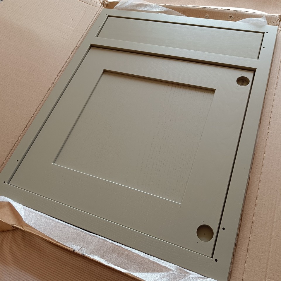 Wickes Heritage Sage Cupboard and Drawer Fascia for 600m base unit ...