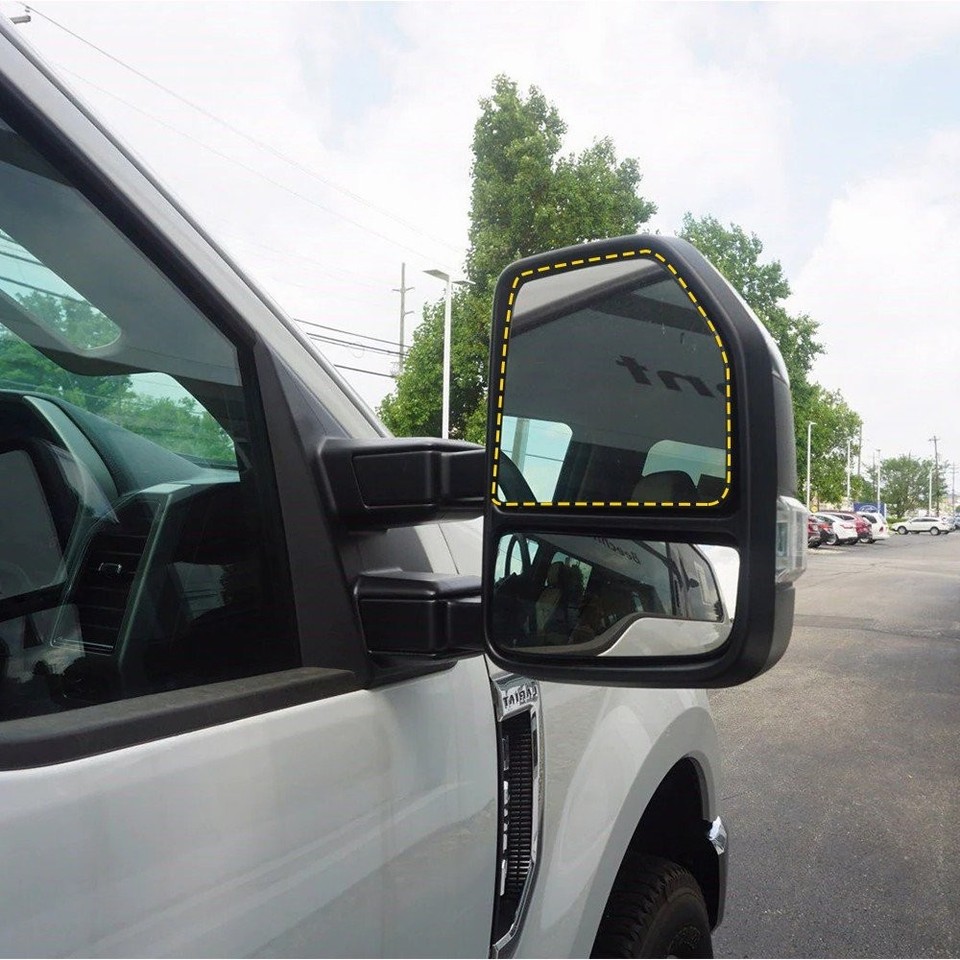 HD Mirror Glass Heated Upper Passenger Right for 2015-20 Ford F150 ...