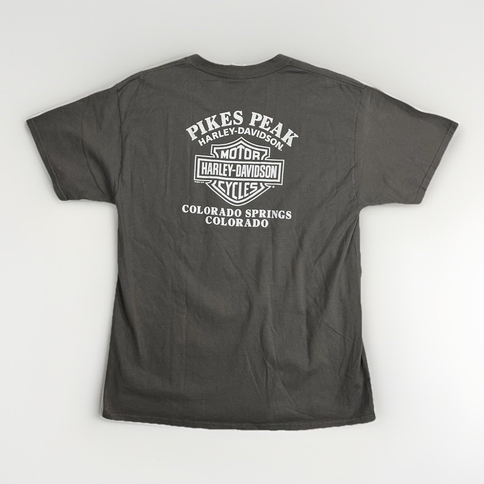 Harley Davidson I Rode My Hog Up Pike Peak Men’s L Tank Top Hogs 2017 ...