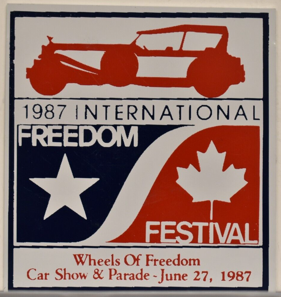 1987 Wheels Of Freedom International Festival Detroit Windsor Car Show ...
