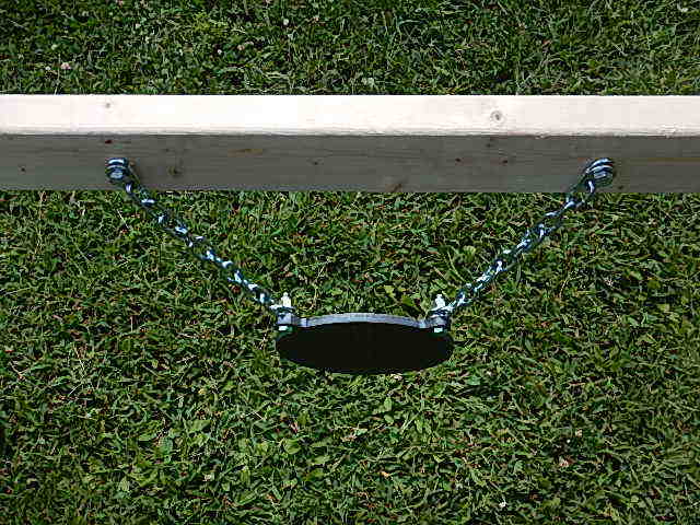 AR500 8 Inch Diameter Gong Target With Hanging Chain Kit - 3/8 Inch ...