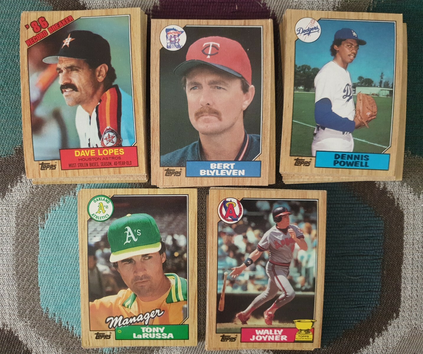 Topps 1987 Baseball Cards 397 Cards plus 56 Doubles Total 453 Cards | eBay