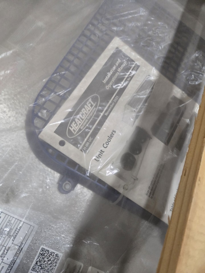 NEW Bohn BEV0290BS6EM 29,000 BTU Walk-In Cooler 4-Fan Low Velocity ...