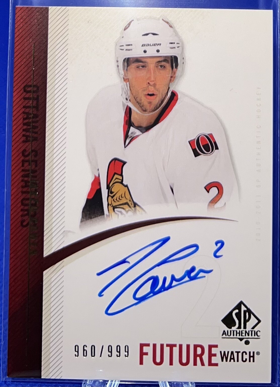 2010-11 SP Authentic #261 Jared Cowen FUTURE WATCH Autograph ON Card ...