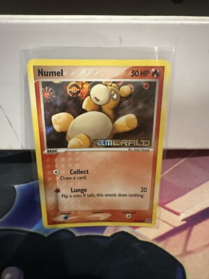 Numel EX Emerald Pokemon TCG Reverse Holo Stamped Card #57/106 | eBay