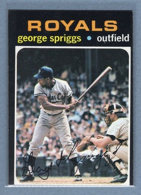 1971 Topps #411 George Spriggs (b) EX-MT GO550 | eBay