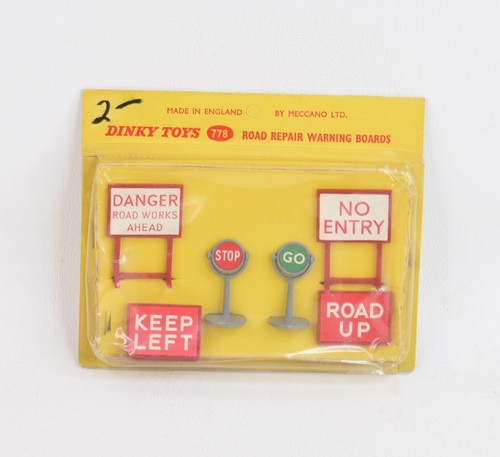Dinky toys 778 Road repair warning signs Mint/Boxed | eBay