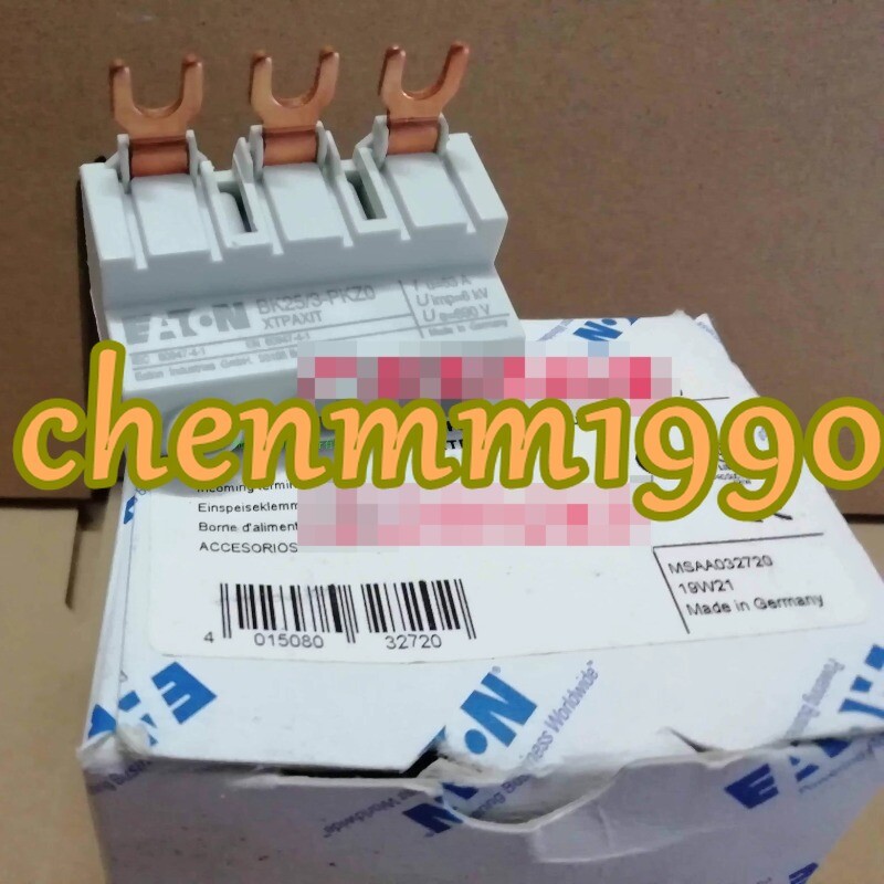 1PC NEW EATON Incoming cable terminal BK25/3-PKZ0 3P #CL | eBay