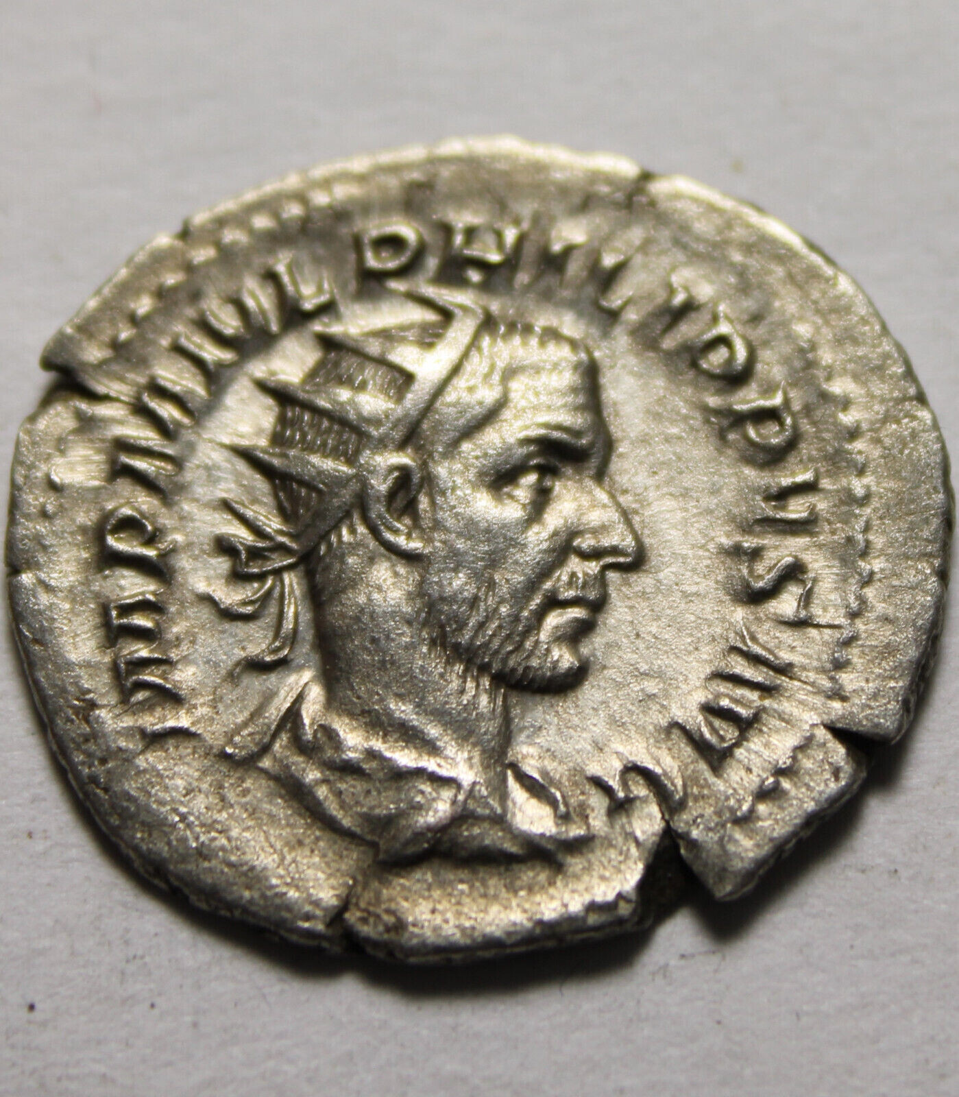 Genuine ancient Roman coin ANTONINIANUS Emperor Philip I Arab Salus ...