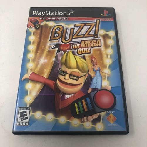 BUZZ THE MEGA QUIZ - Game Only - PS2 Playstation 2 | eBay UK