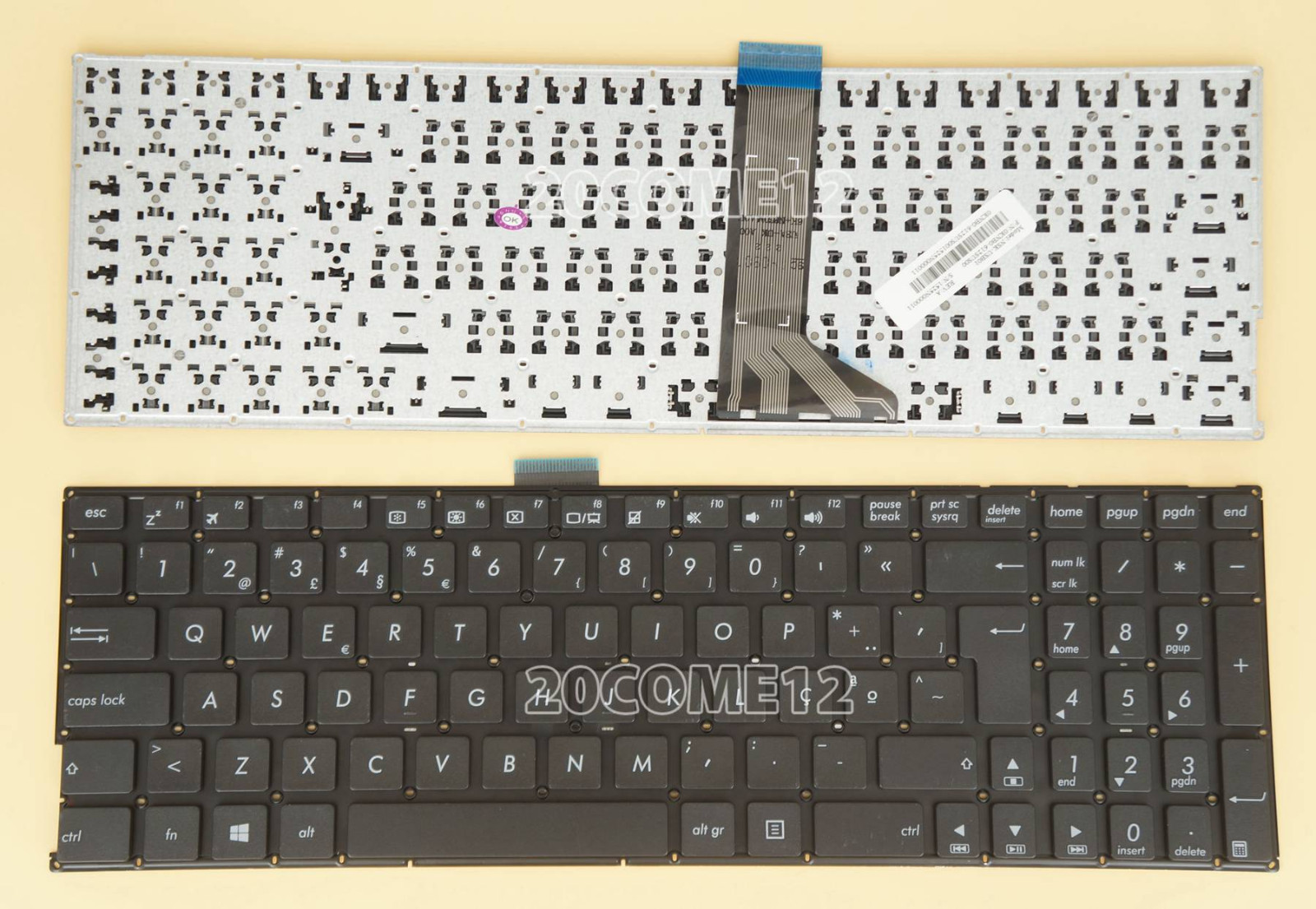 NEW for ASUS X555 K555L K555Z A555L Y583L R506L R51L Keyboard ...