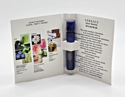 Versace Pour Femme Dylan Blue 0.03fl oz / 1mL Sample Eau De Parfum ...