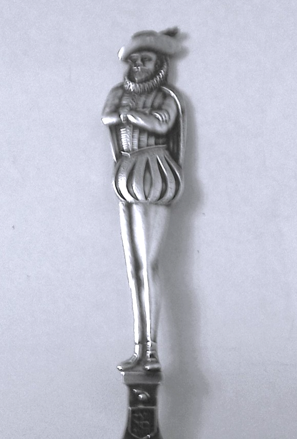 Antique sterling souvenir spoon / Capt. John Smith Jamestown Landing | eBay