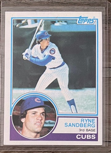 1983 Topps Ryne Sandberg #83 Rookie RC Chicago Cubs NR-MINT | eBay