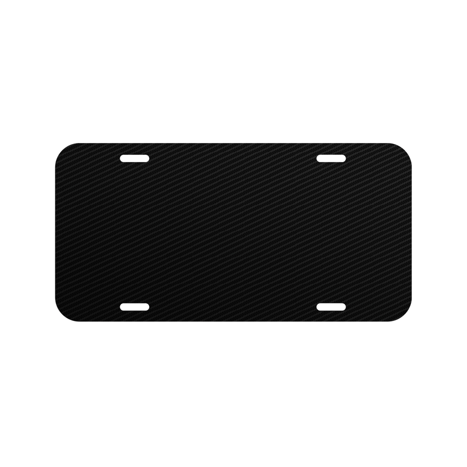 Blank Simulated Carbon Fiber Print Plate JDM Vehicle License Plate Auto ...