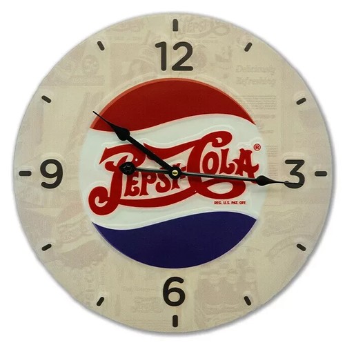 Pepsi Cola Vintage Retro Style Round 16" Wall Clock Brand New | eBay