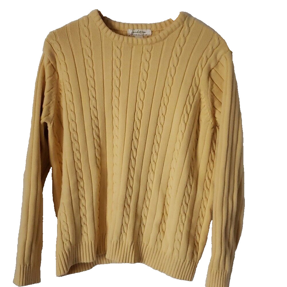Traditional Country Collection Sweater Butter Yellow … - Gem