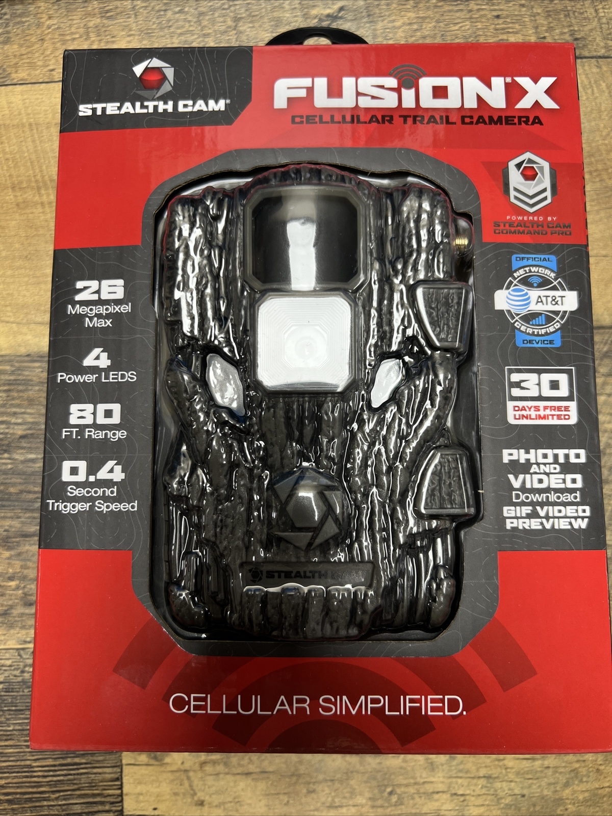 Stealth Cam Fusion X 26MP Cellular Trail Camera (Verizon and AT&T) (STC ...