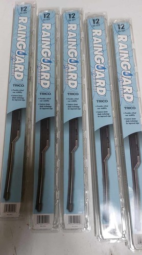 (Lot of 5) TRICO 55-122 RainGuard 12" Rear Wiper Blade, Snap Claw, Roc ...