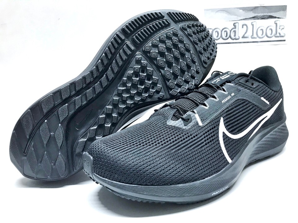 NIKE PEGASUS 40 ID WIDE TRAINER BLACK/WHITE SIZE MEN'S 11.5 [FD8321-900 ...