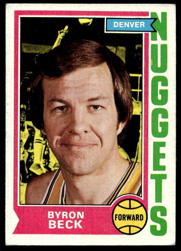 Byron Beck 1974-75 Topps #264 Denver Nuggets Basketball Card | eBay