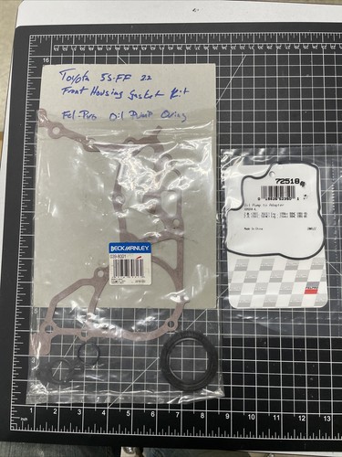Toyota 5S-FE Oil Pump Fel-Pro 72518 Beck Arnley Front Cover Gasket ...