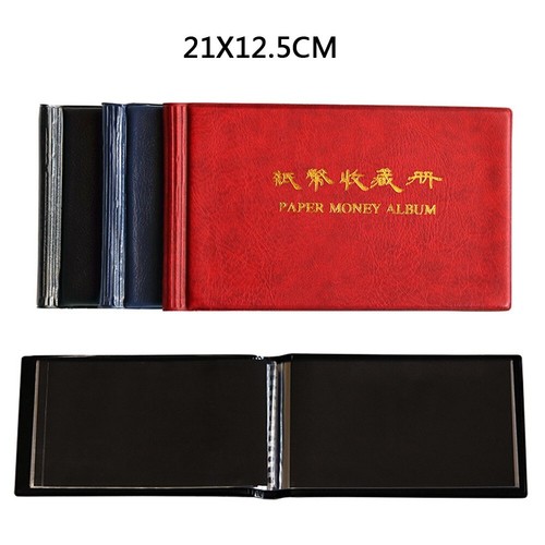 20 Sheet Currency Page Paper Money Album Diy Banknote Storage ...