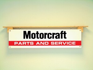 Ford Motorcraft parts and service banner Ford workshop garage sign | eBay