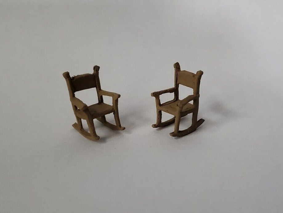 Arttista #1158 - Two (2) Rocking Chairs - O Scale Details - Model ...