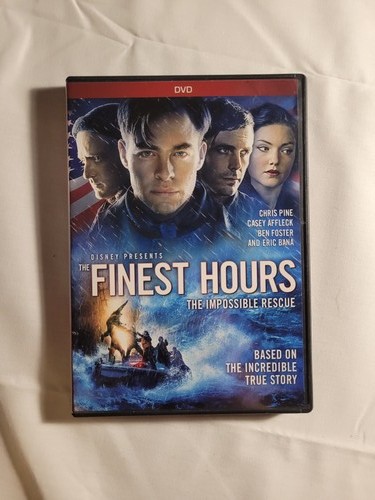 The Finest Hours DVD 2015 Disney Movie, Chris Pine, Very Good Condition ...