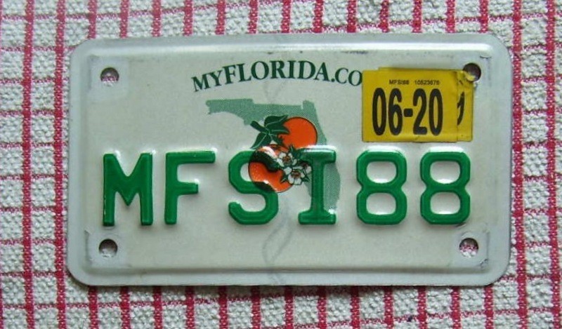 Various states AMERICAN MOTORCYCLE LICENSE PLATE some rough some nice # ...