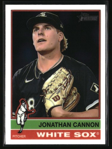 2025 Topps Heritage Chrome Jonathan Cannon #323 White Sox | eBay