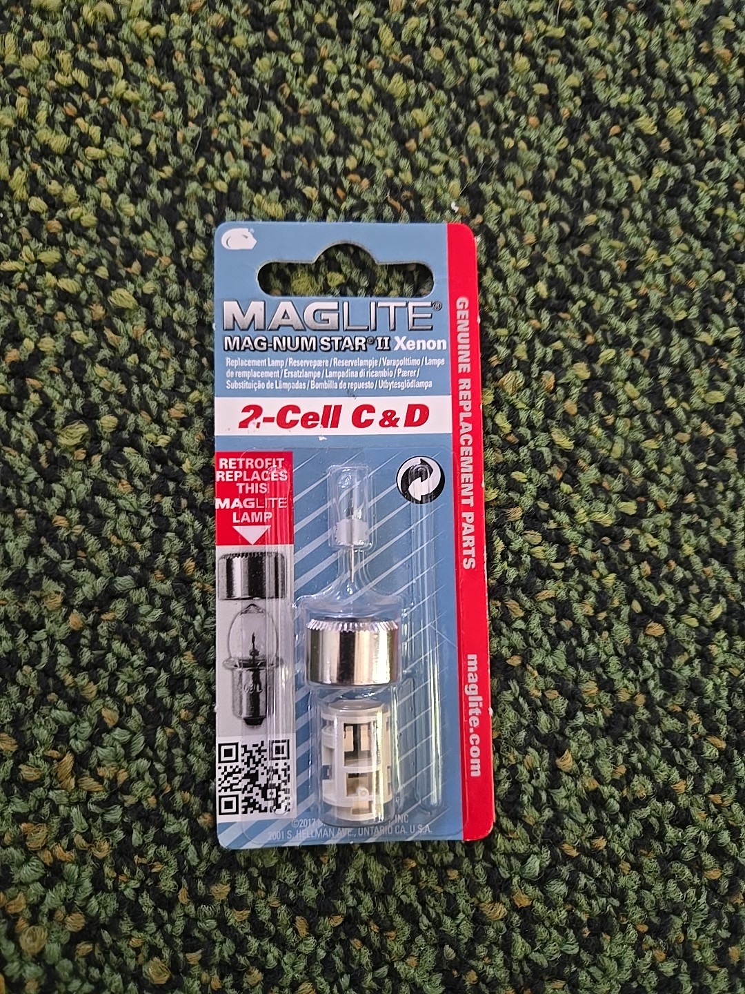 Maglite 2 Cell C & D Replacement Maglight Bulb MAG-NUM Star II Xenon ...